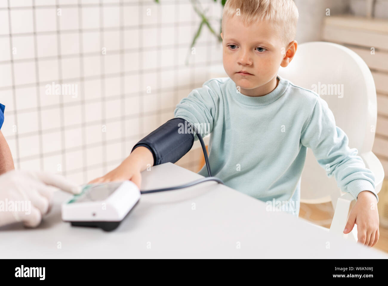Blood pressure check child hi-res stock photography and images - Alamy