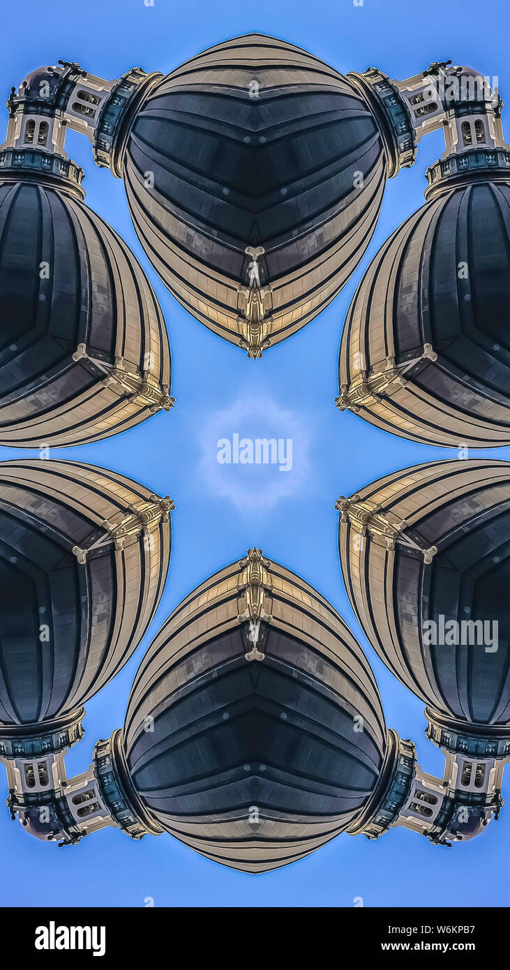 Vertical Interesting shapes made from a part of the Capital Stock Photo ...