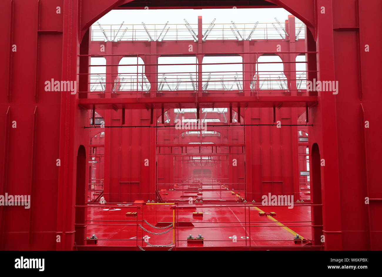 View of China's first 20,000 TEU container vessel "COSCO SHIPPING ARIES ...