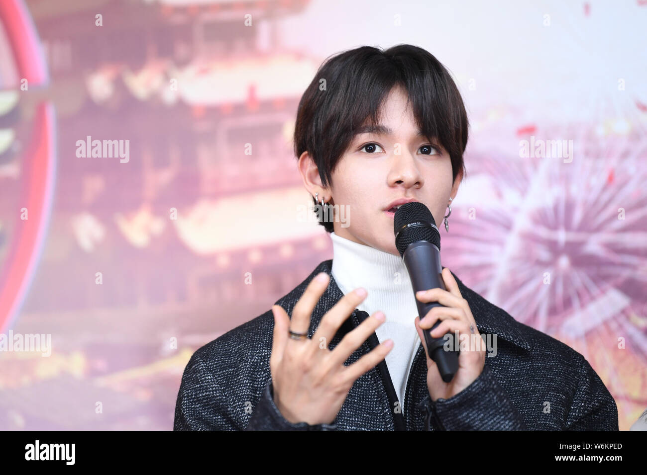 South Korea-based American singer Samuel Kim Arredondo, known as Samuel, attends a press ...