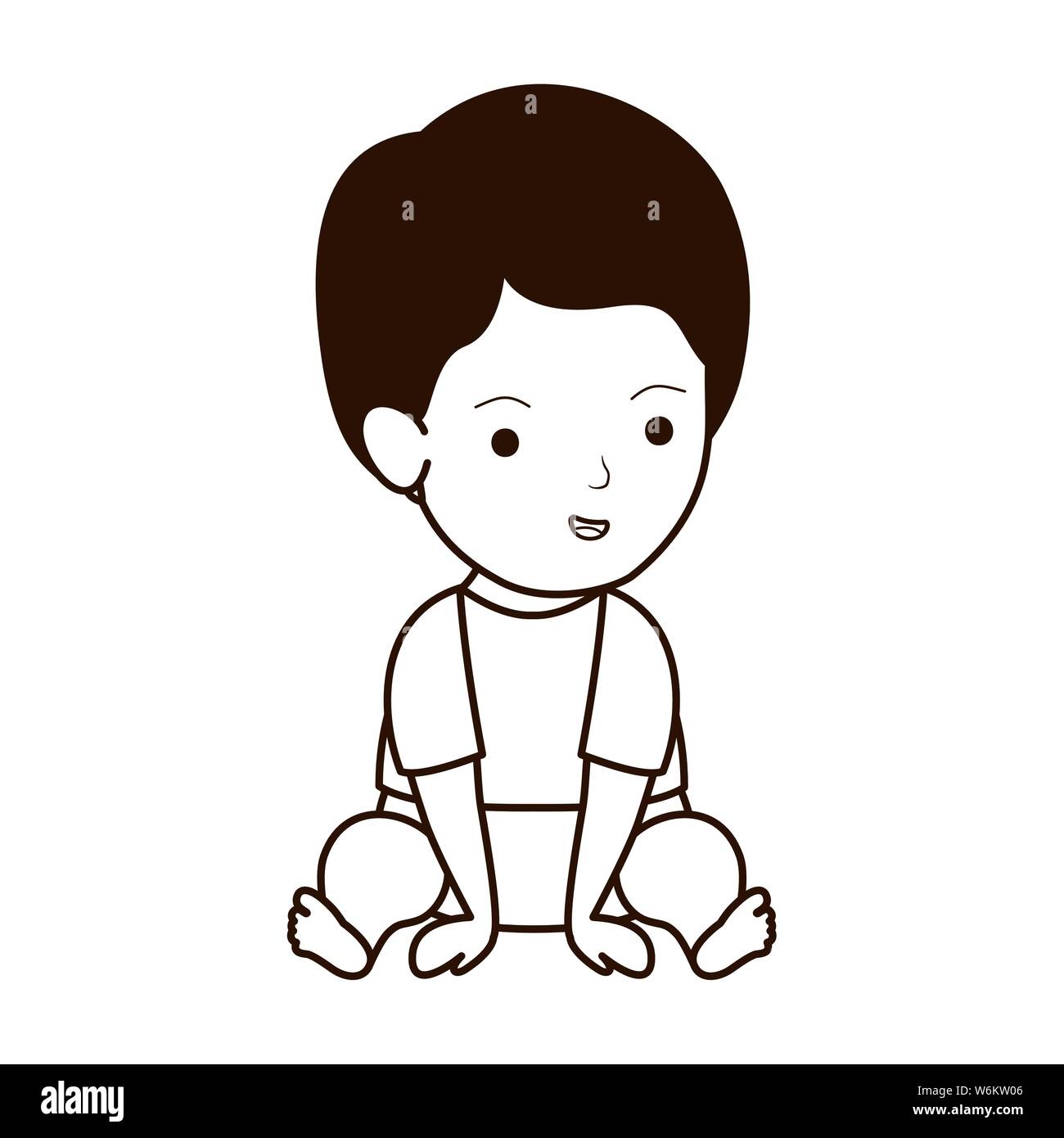 Isolated baby boy design vector illustration Stock Vector Image & Art ...