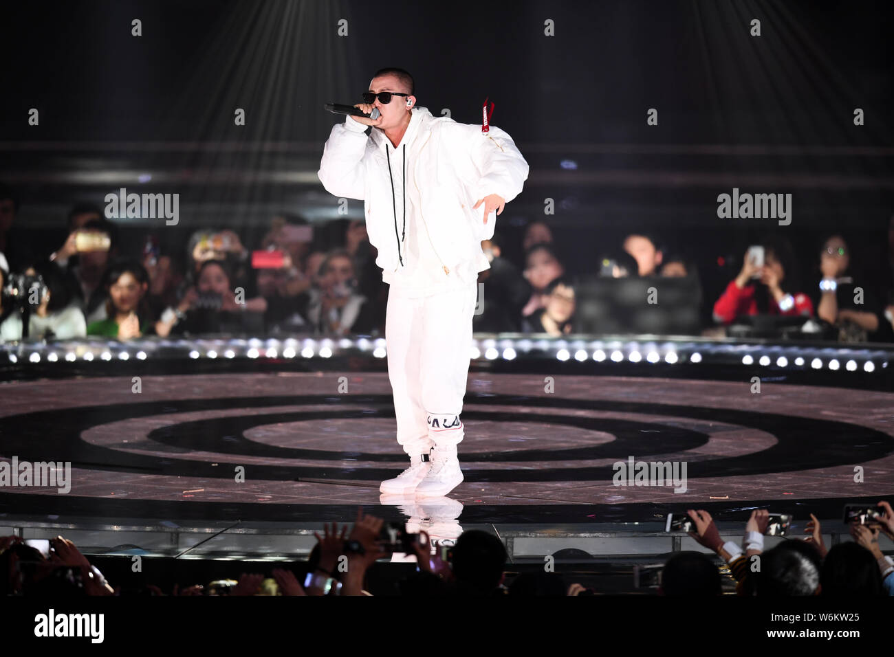 --FILE--Chinese rapper Gai performs at a 2018 New Year 's Eve concert ...