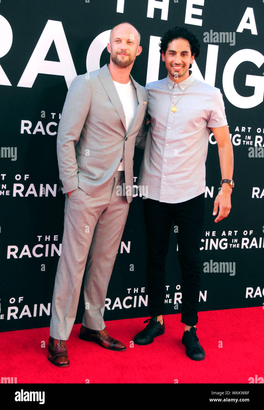 Hollywood, California, USA 1st August 2019 Actor Ian Lake and actor ...