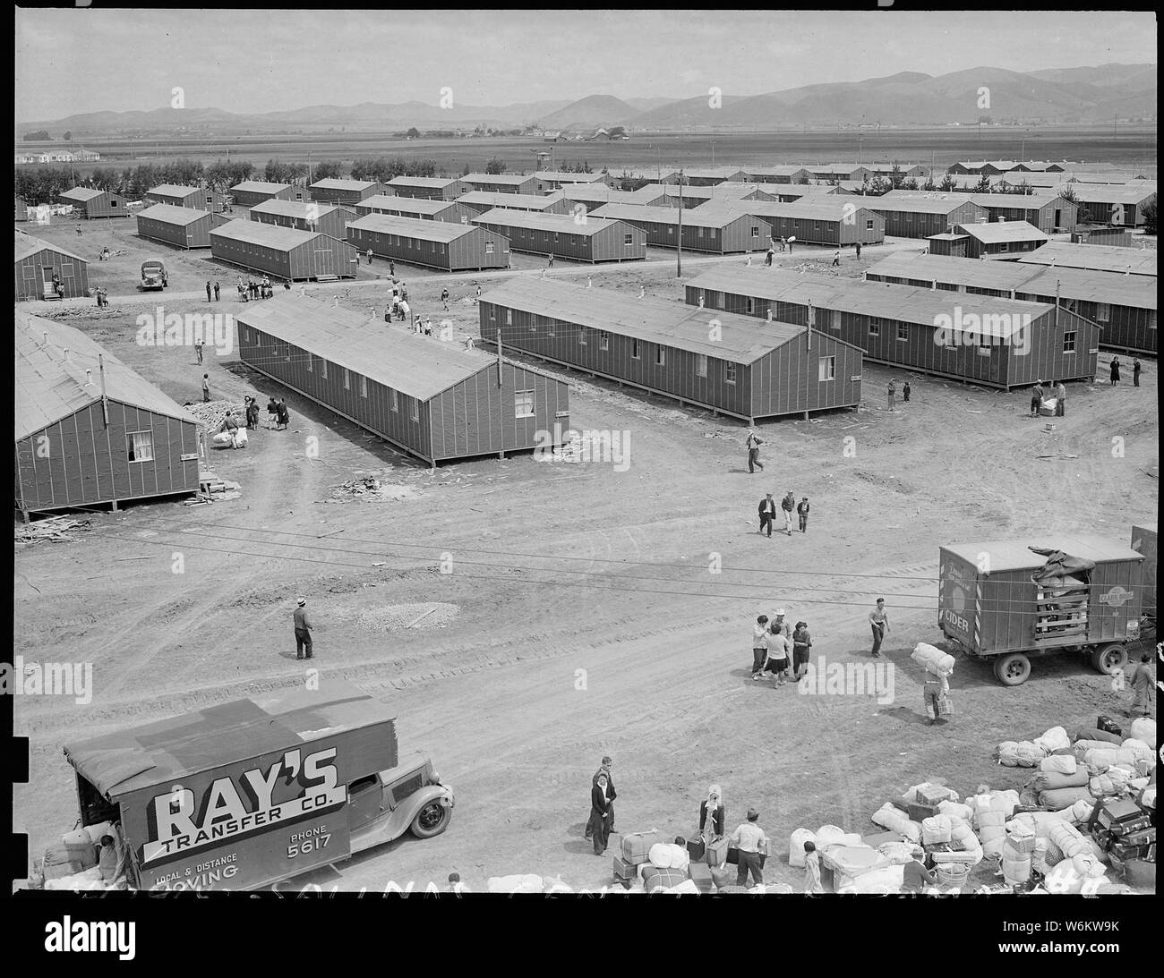 Salinas Assembly Center, California. Panorama of Salinas Assembly ...