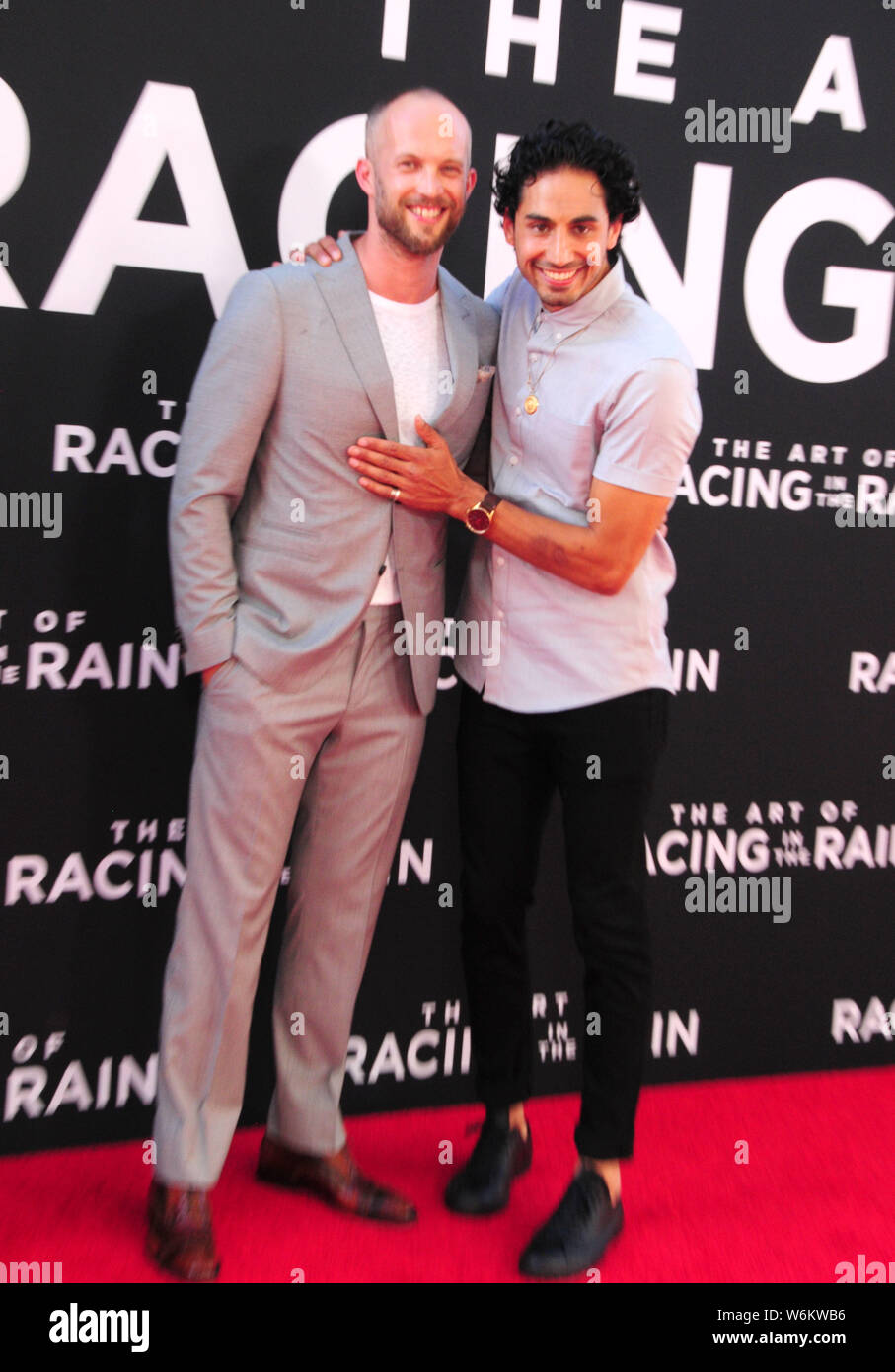 Hollywood, California, USA 1st August 2019 Actor Ian Lake and actor ...