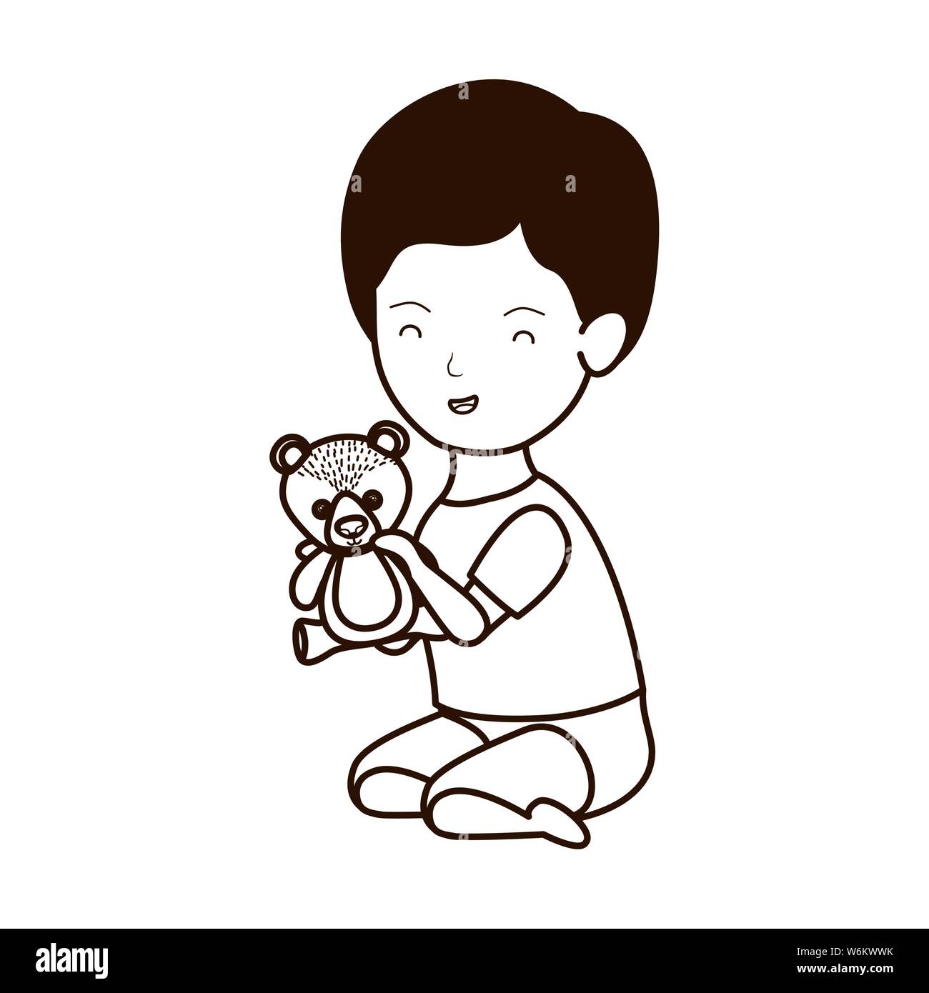 Isolated baby boy design vector illustration Stock Vector Image & Art ...