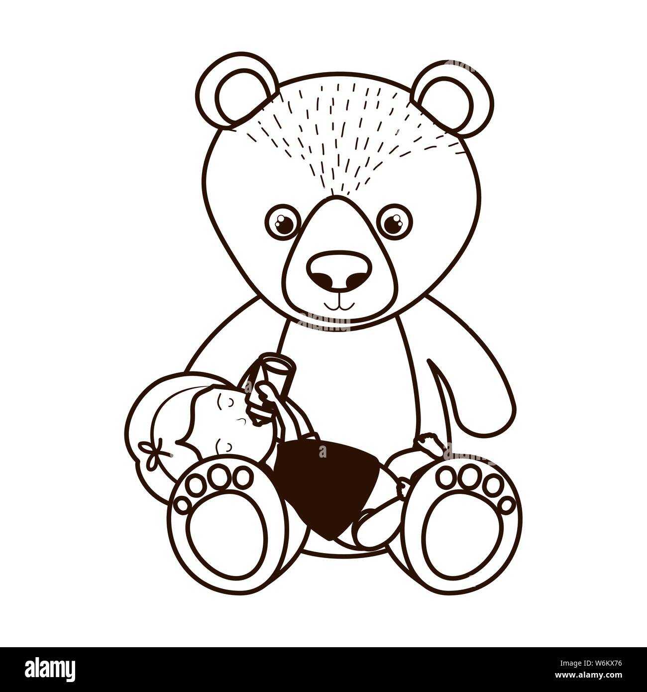 Isolated baby girl design vector illustration Stock Vector Image & Art ...