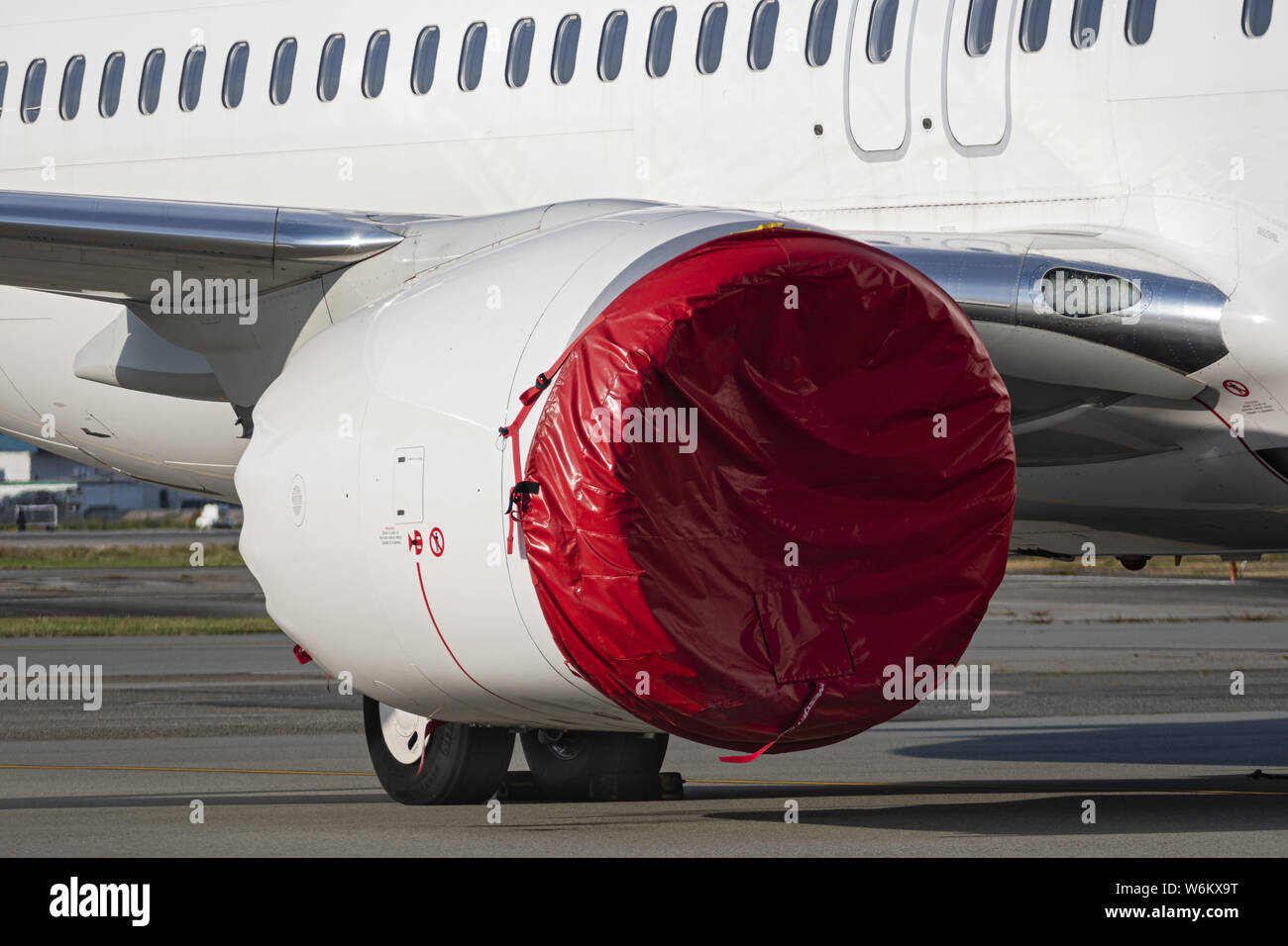 Richmond, British Columbia, Canada. 23rd July, 2019. A covered jet ...