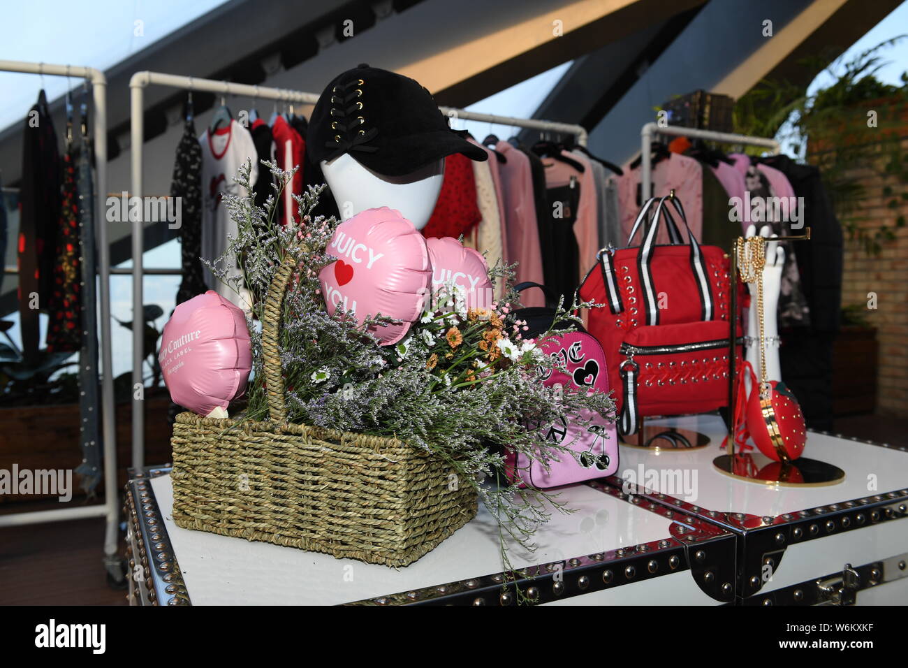 New creations are on display at a preview of the Juicy Couture Spring ...