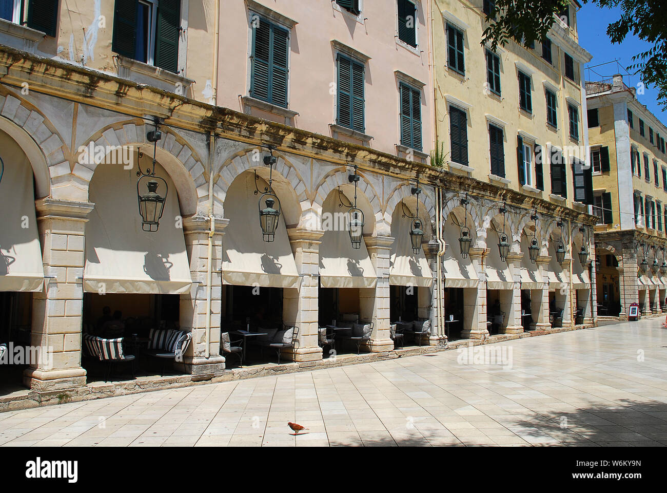 Corfu Town Arcades High Resolution Stock Photography and Images - Alamy