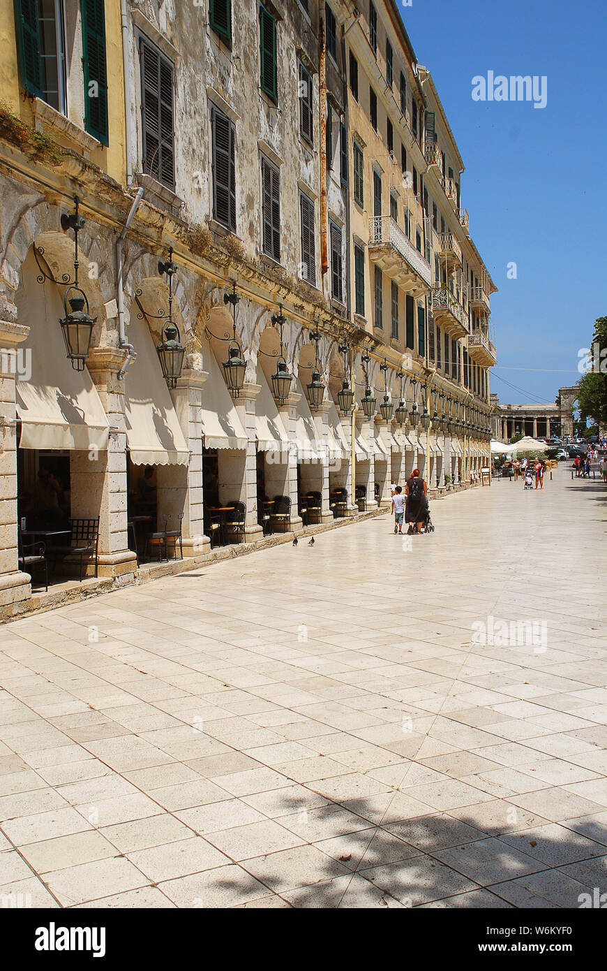 Corfu Town Arcades High Resolution Stock Photography and Images - Alamy