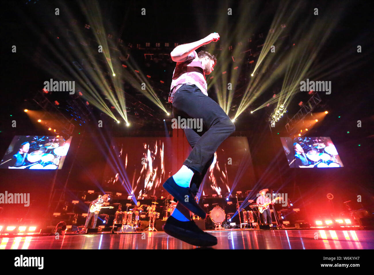 American singer-songwriter Daniel Coulter Reynolds (Dan Reynolds), the ...