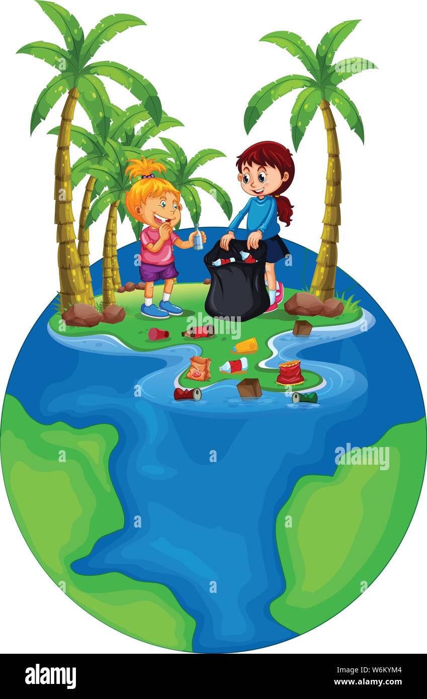 Picking rubbish up Cut Out Stock Images & Pictures - Alamy