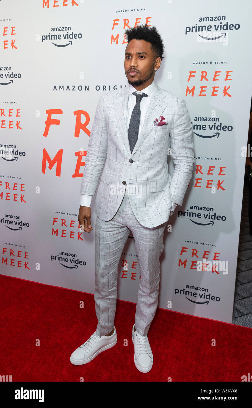 New York, United States. 01st Aug, 2019. Recording artist Trey Songz ...