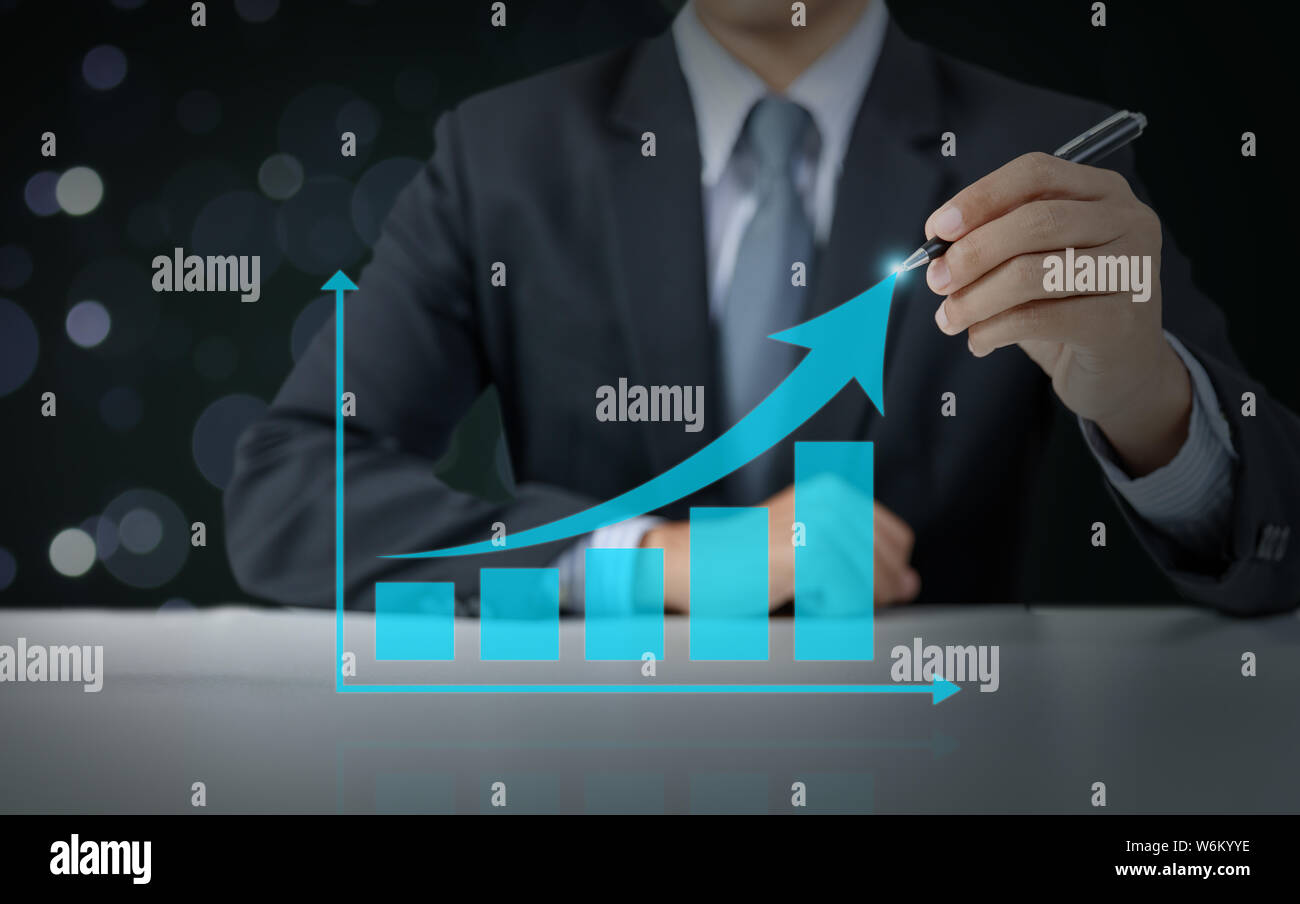 Rising graph hi-res stock photography and images - Alamy