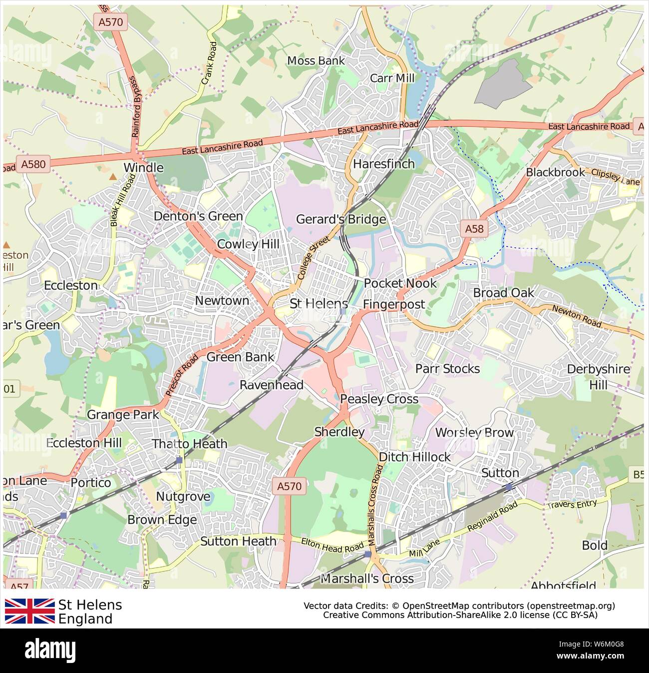 Map of harrow Stock Vector Images - Alamy
