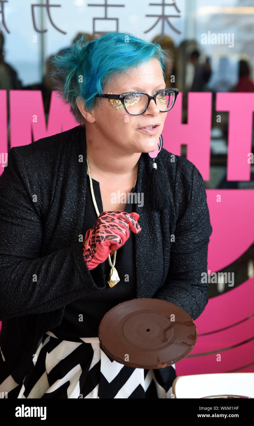 French artist Dr Julia Drouhin makes the playable chocolate records ...