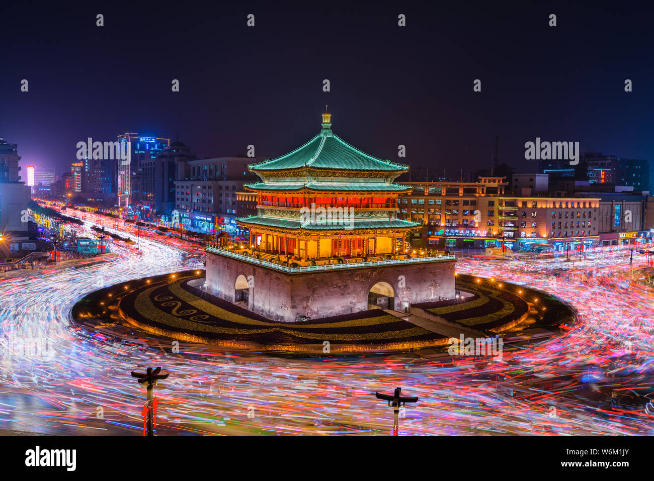 Cars drive past bell hi-res stock photography and images - Alamy