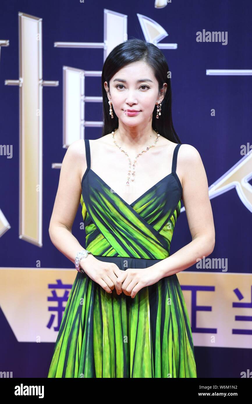 Li Bingbing Green Dress