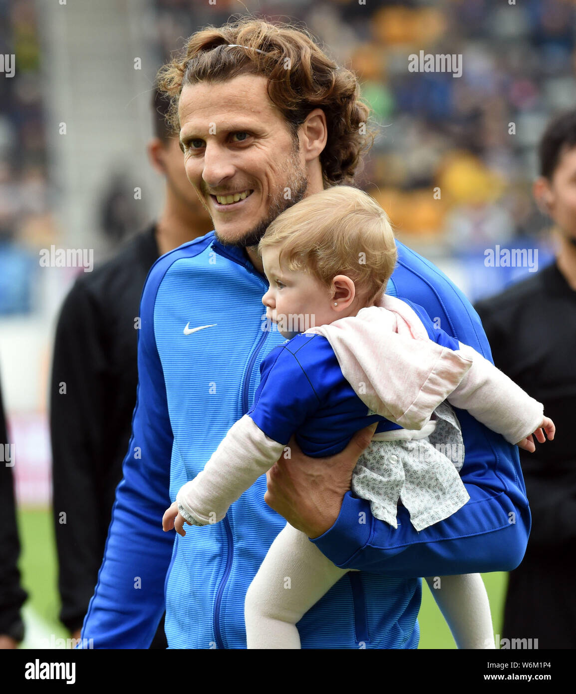 Uruguayan football player Diego Forlan Corazo is pictured with his ...