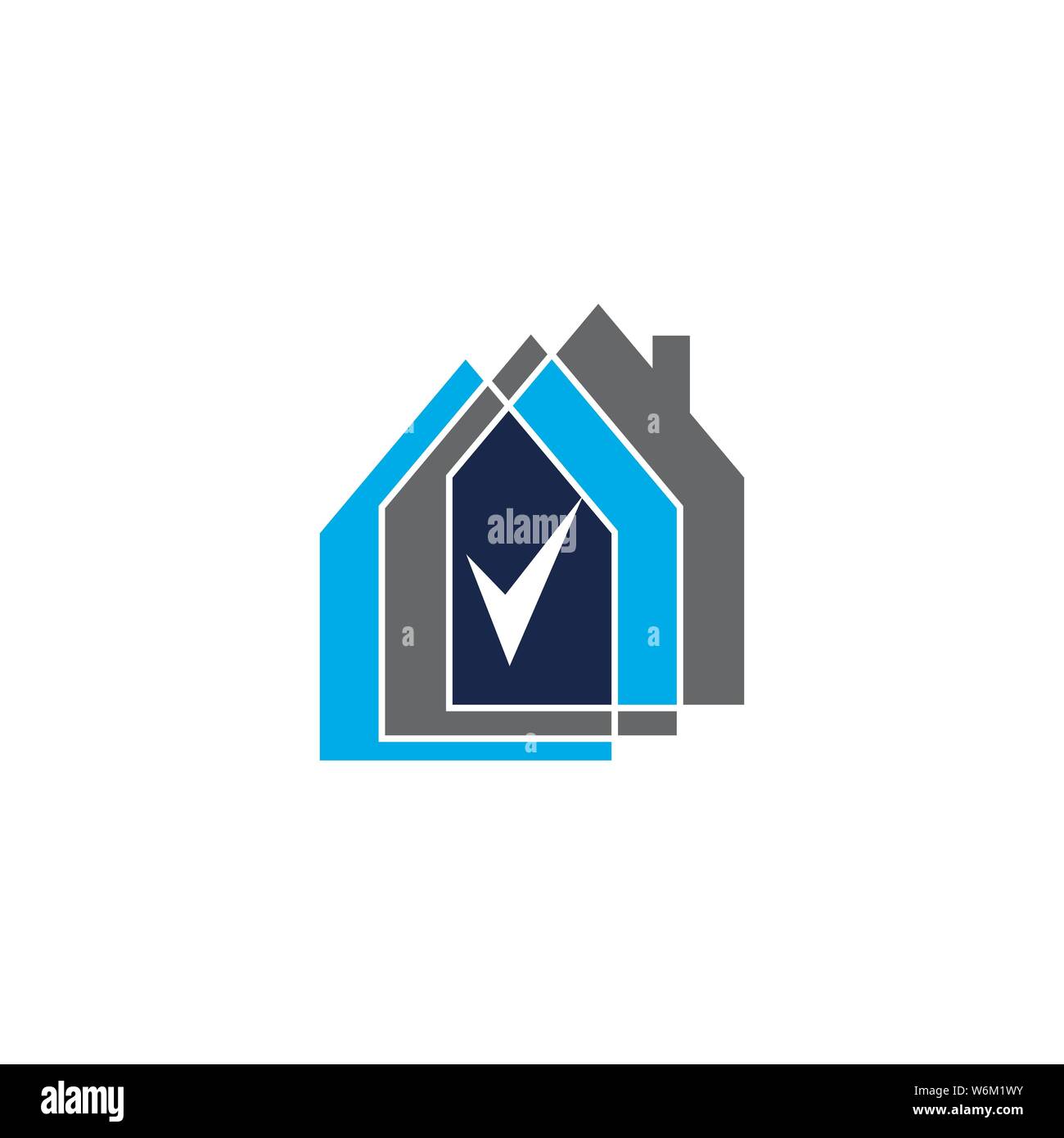 Home House Building Real Estate Property Design Template Vector Stock ...