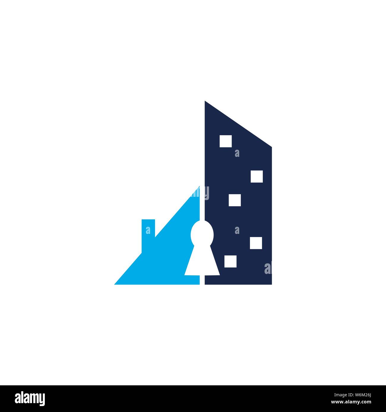 Home House Building Real Estate Property Design Template Vector Stock ...