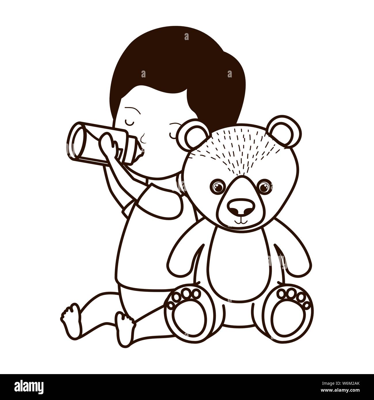 Isolated baby boy design vector illustration Stock Vector Image & Art ...