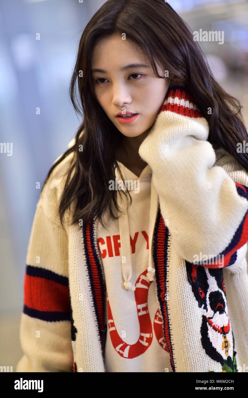Chinese singer and actress Ju Jingyi, a former member of Chinese girl ...
