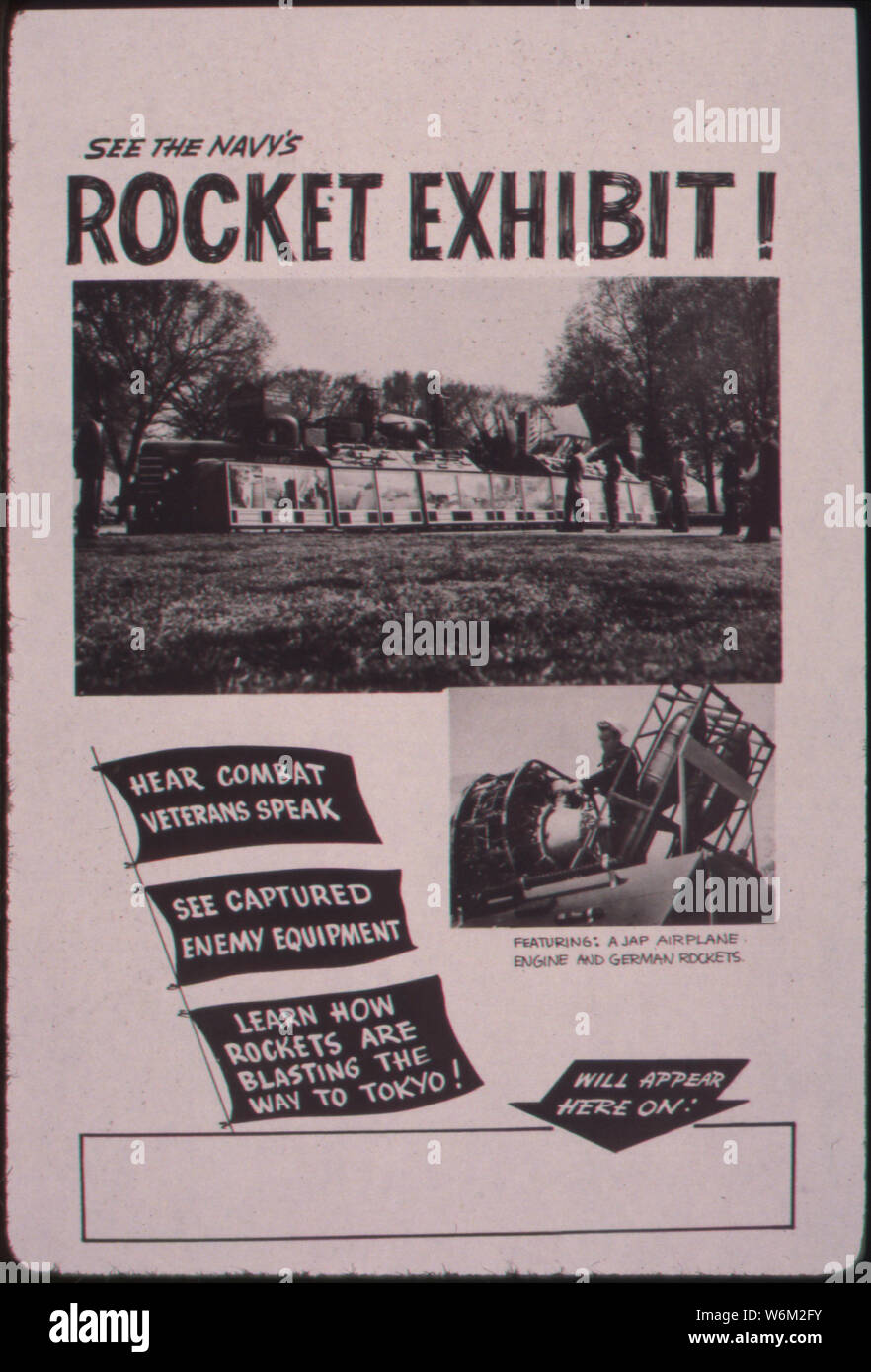 See the Navy's rocket exhibit! Stock Photo - Alamy