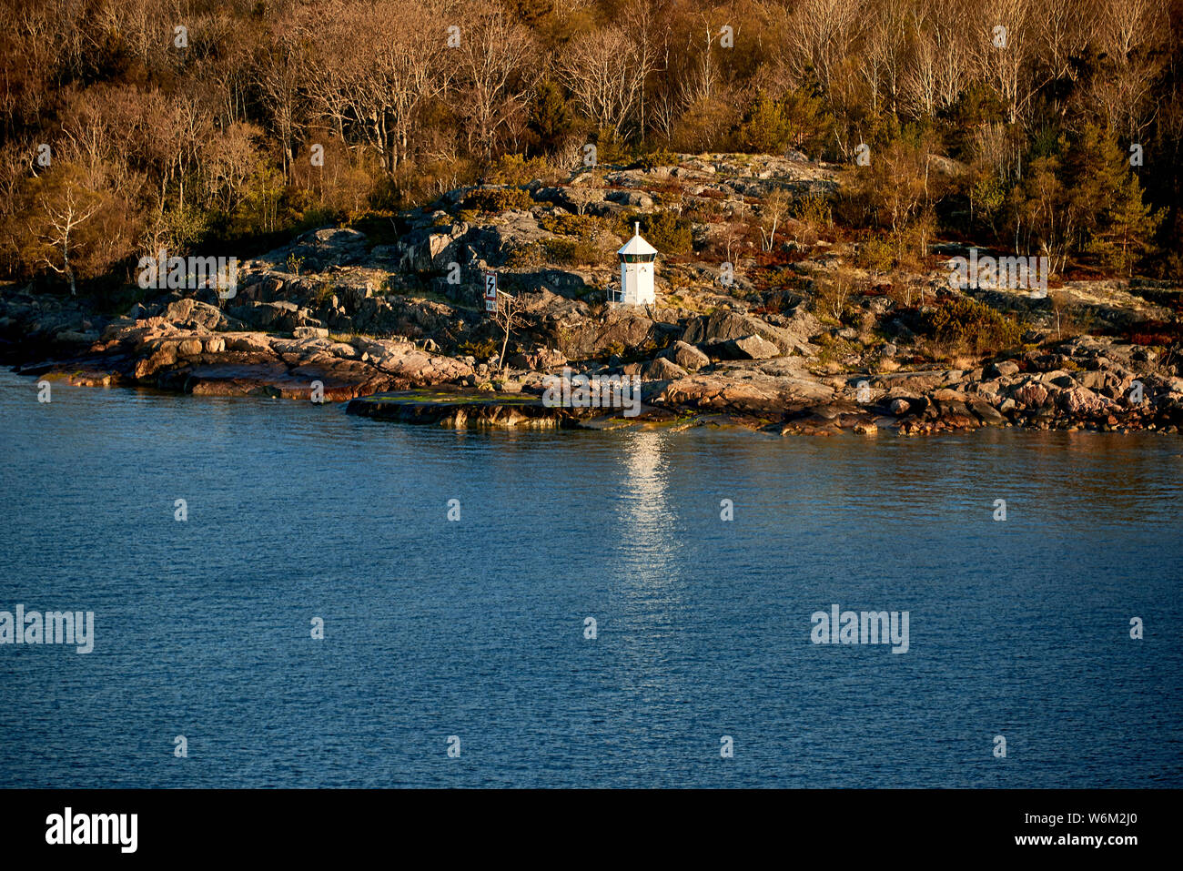 aerial view on scandinavian skerry coast Stock Photo - Alamy