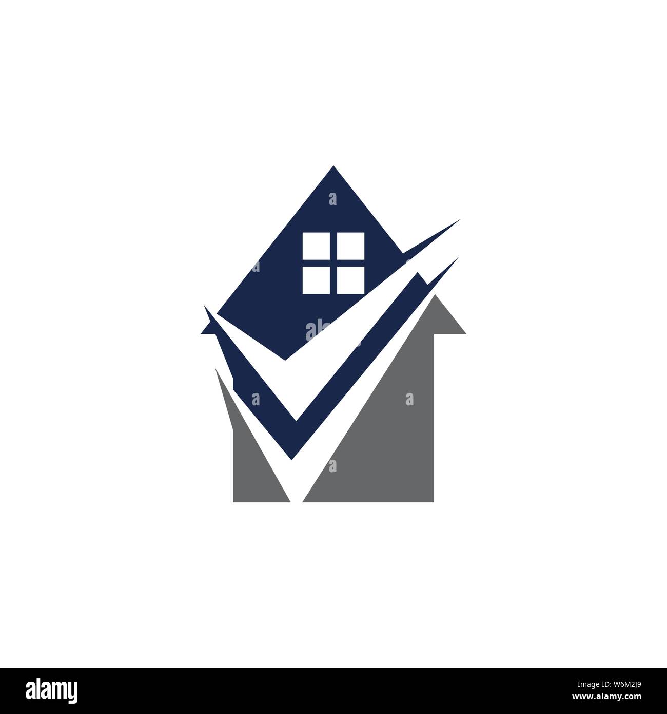 Home House Building Real Estate Property Design Template Vector Stock ...