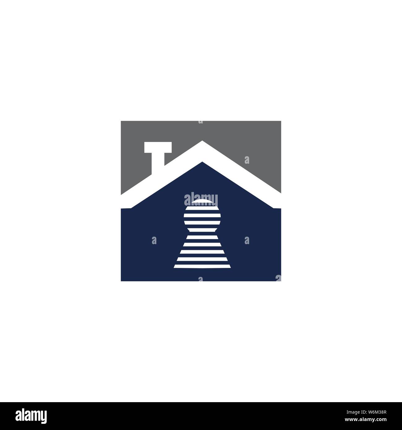 Home House Building Real Estate Property Design Template Vector Stock ...