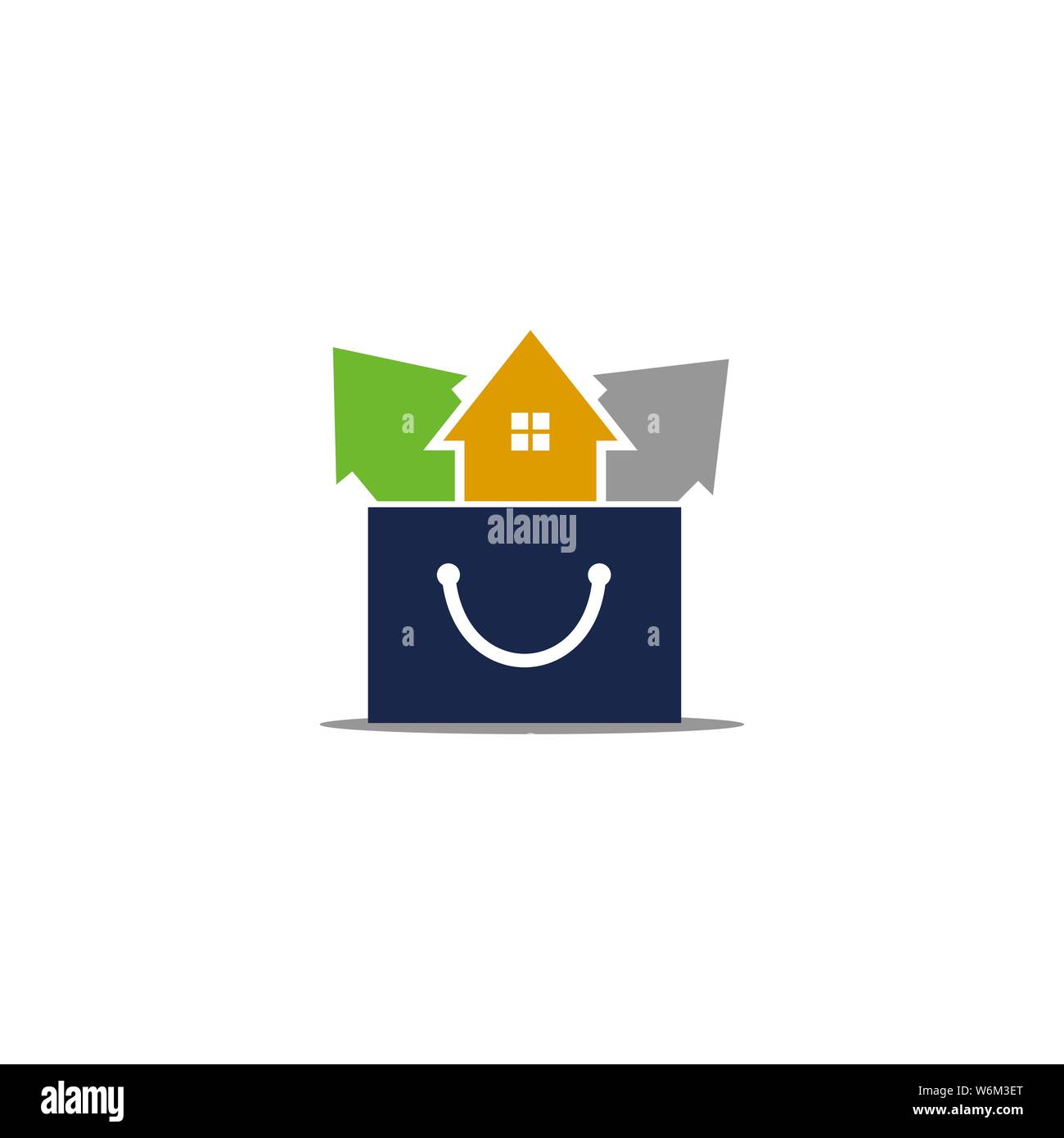 Home House Building Real Estate Property Design Template Vector Stock ...