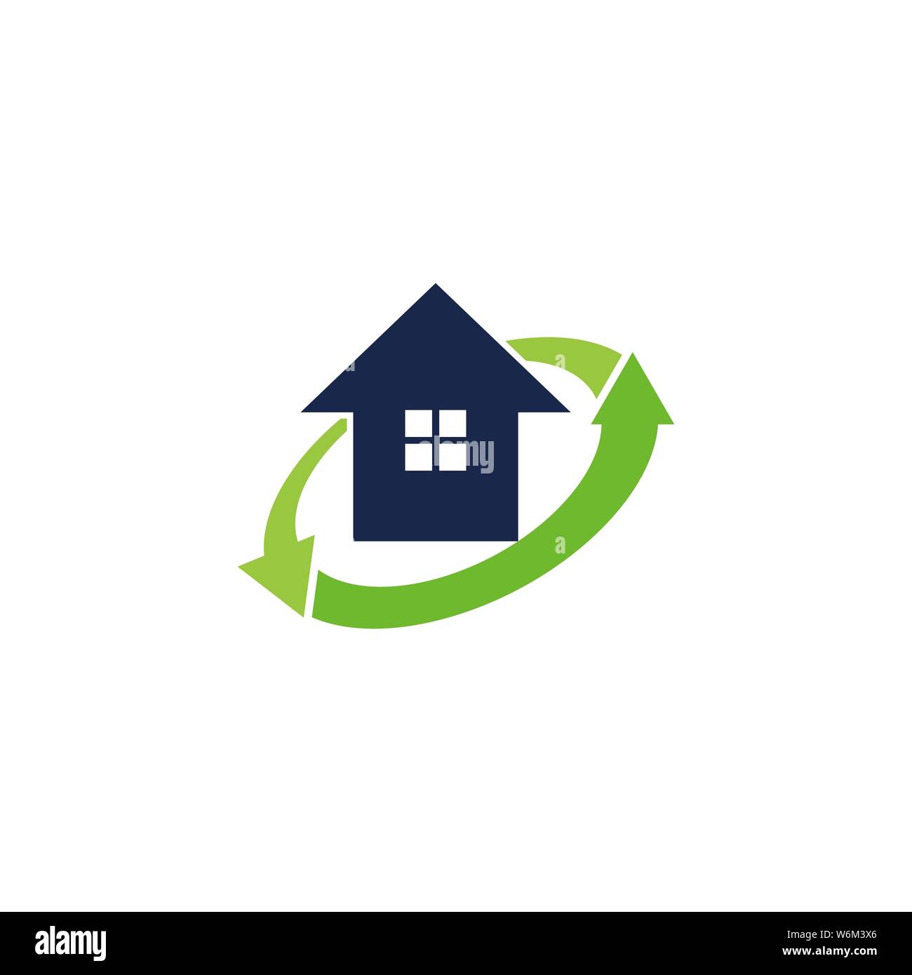 Home House Building Real Estate Property Design Template Vector Stock ...