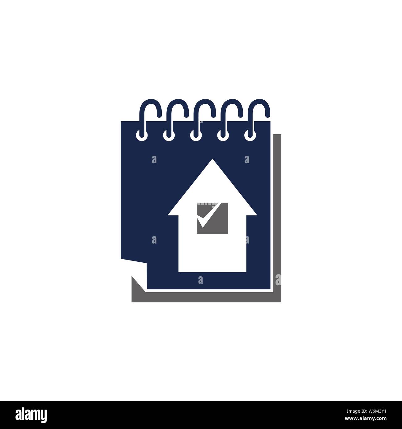 Home House Building Real Estate Property Design Template Vector Stock ...