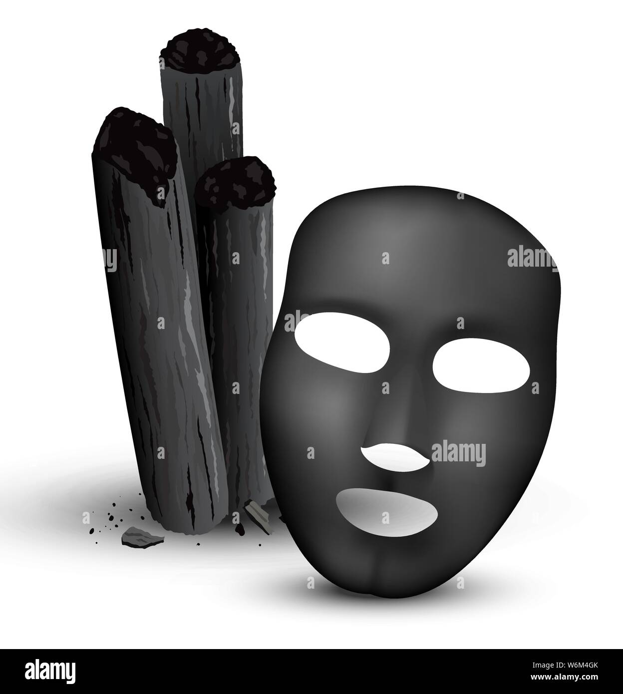 Black bamboo container Stock Vector Images - Alamy