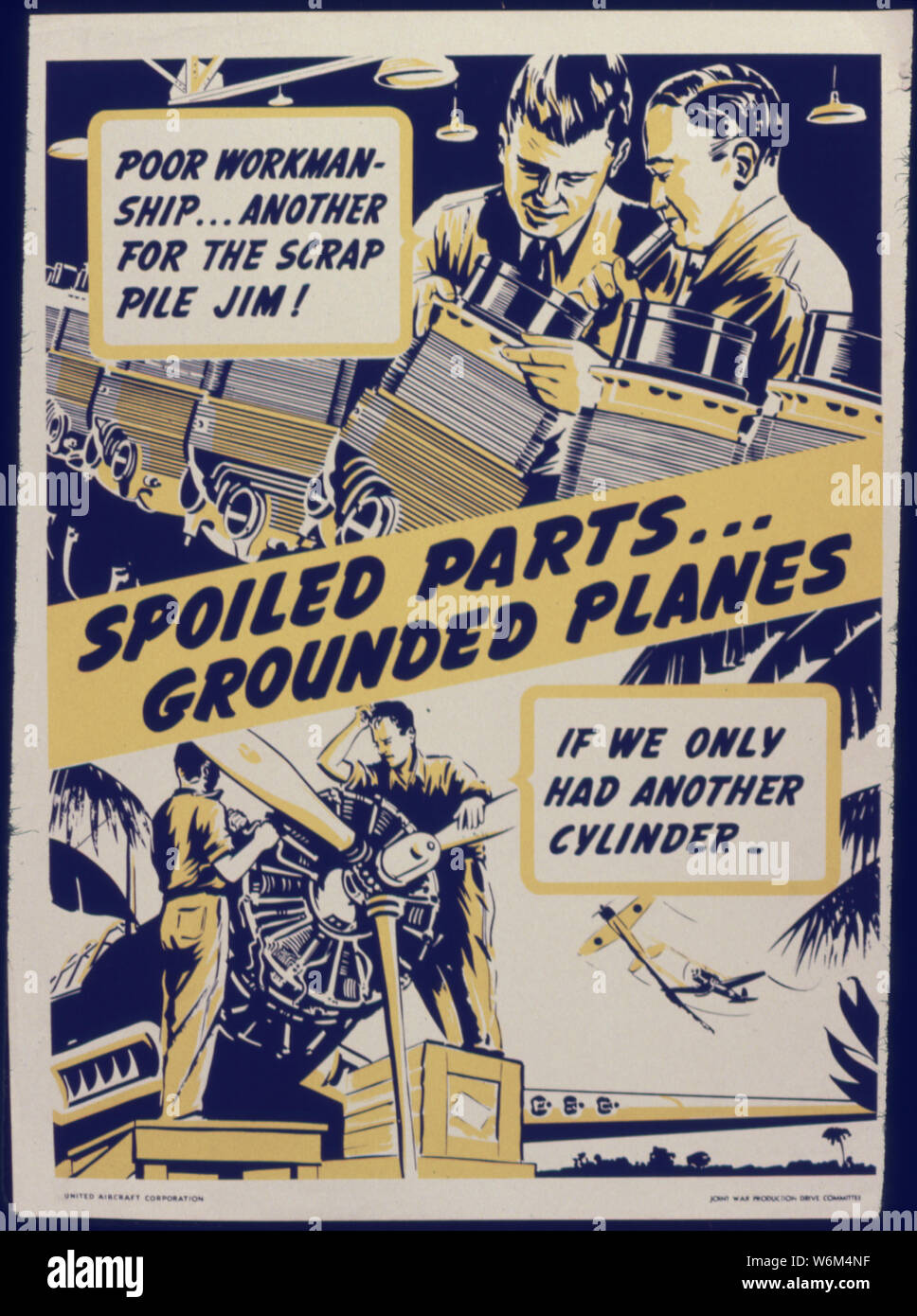 Spoiled parts... Grounded planes Stock Photo - Alamy