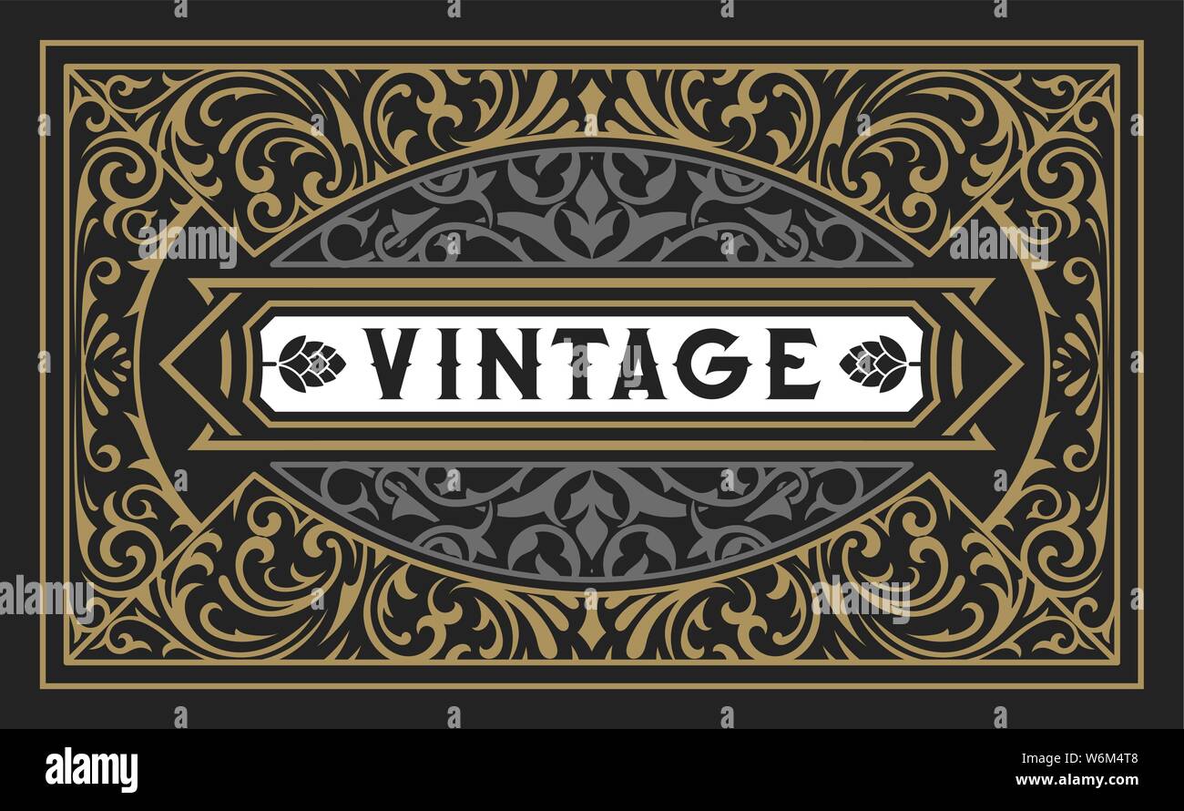 Old label design for packing Stock Vector Image & Art - Alamy