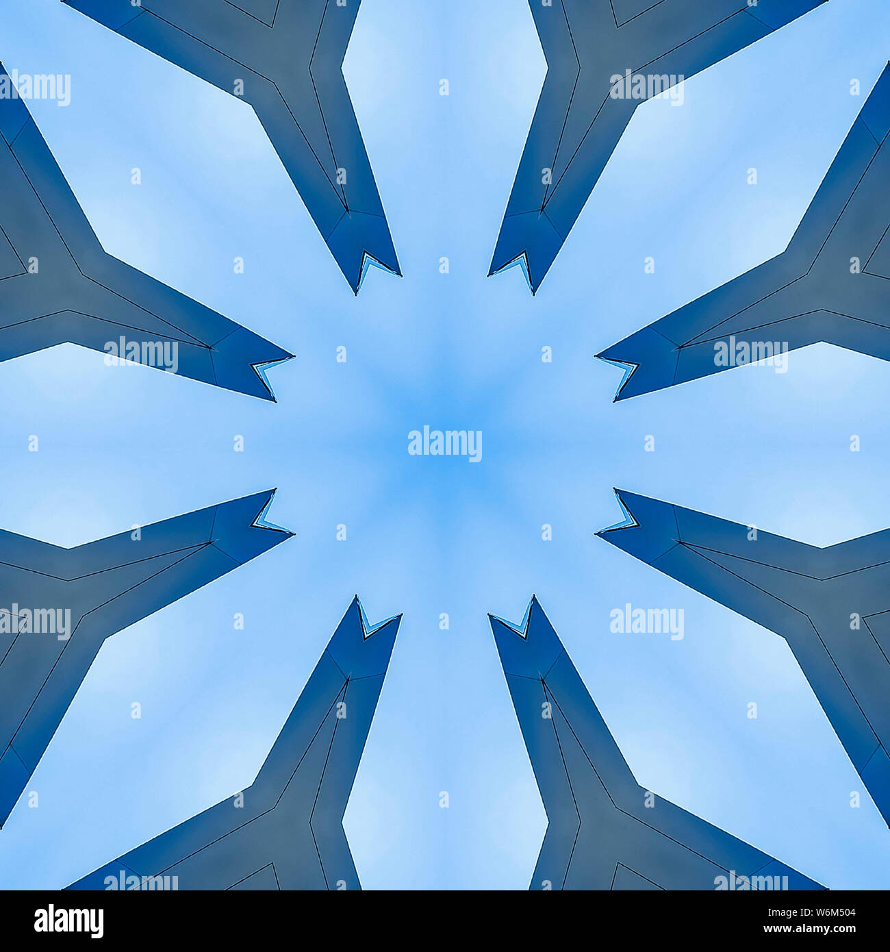 Square frame Star shape made with eight sides from metal Stock Photo ...