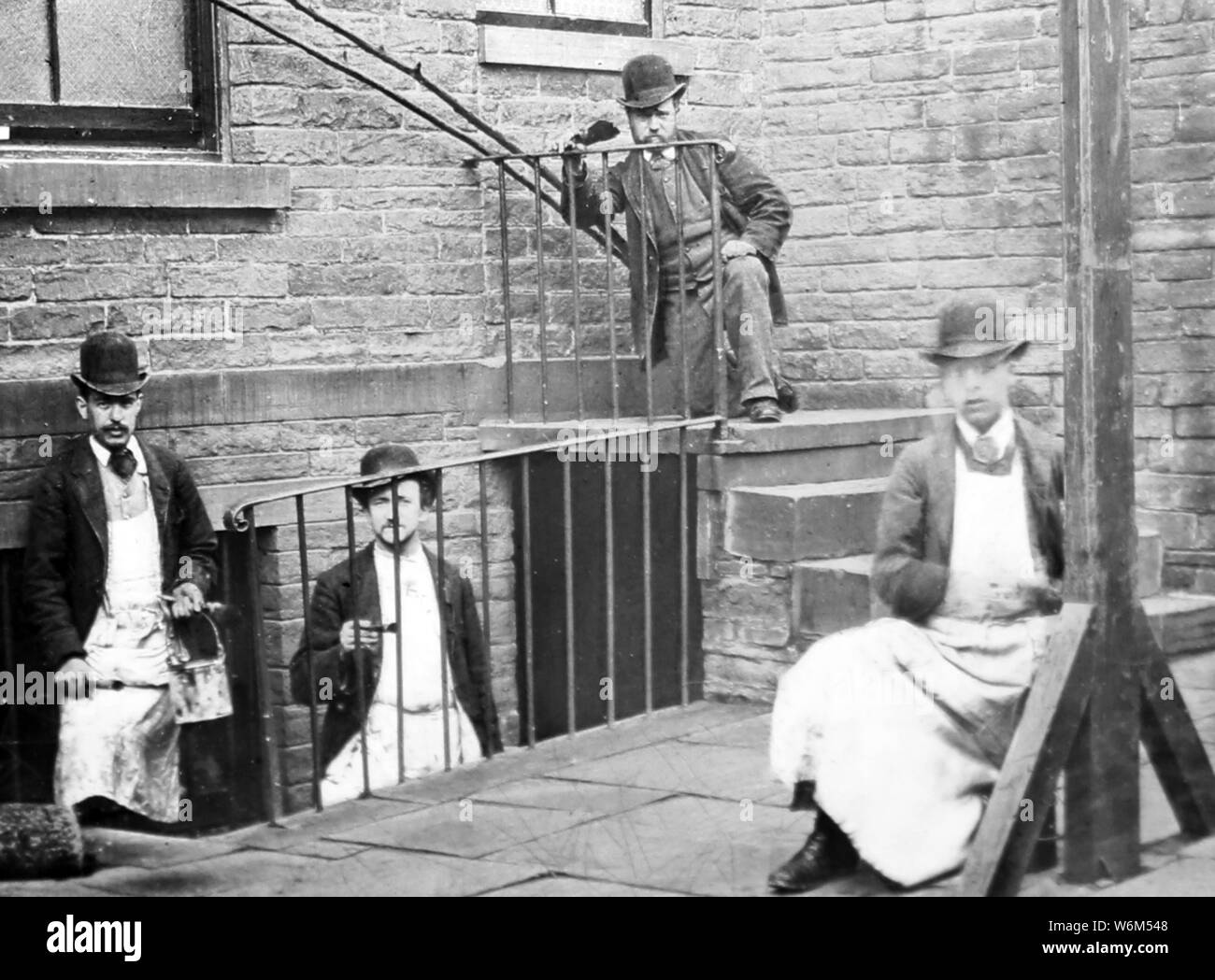 Victorian painters and decorators hi-res stock photography and images ...