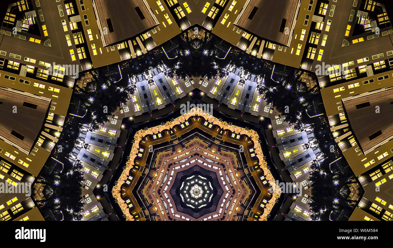 Panorama frame Design pattern made from the San Francisco skyline Stock ...