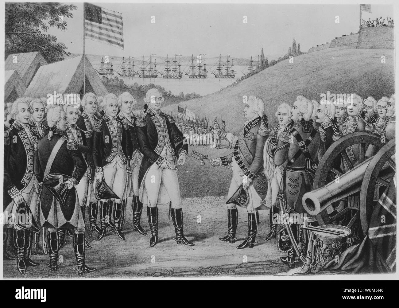 British surrender yorktown 1781 hi-res stock photography and images - Alamy