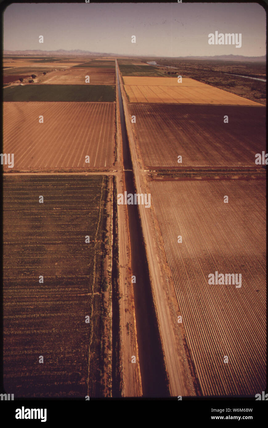 THE ALL-AMERICAN CANAL, CARRYING WATER FROM THE COLORADO RIVER ...