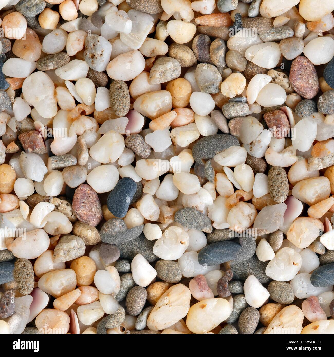 Quartz stones in red, orange, gray and white colors. Seamless square ...