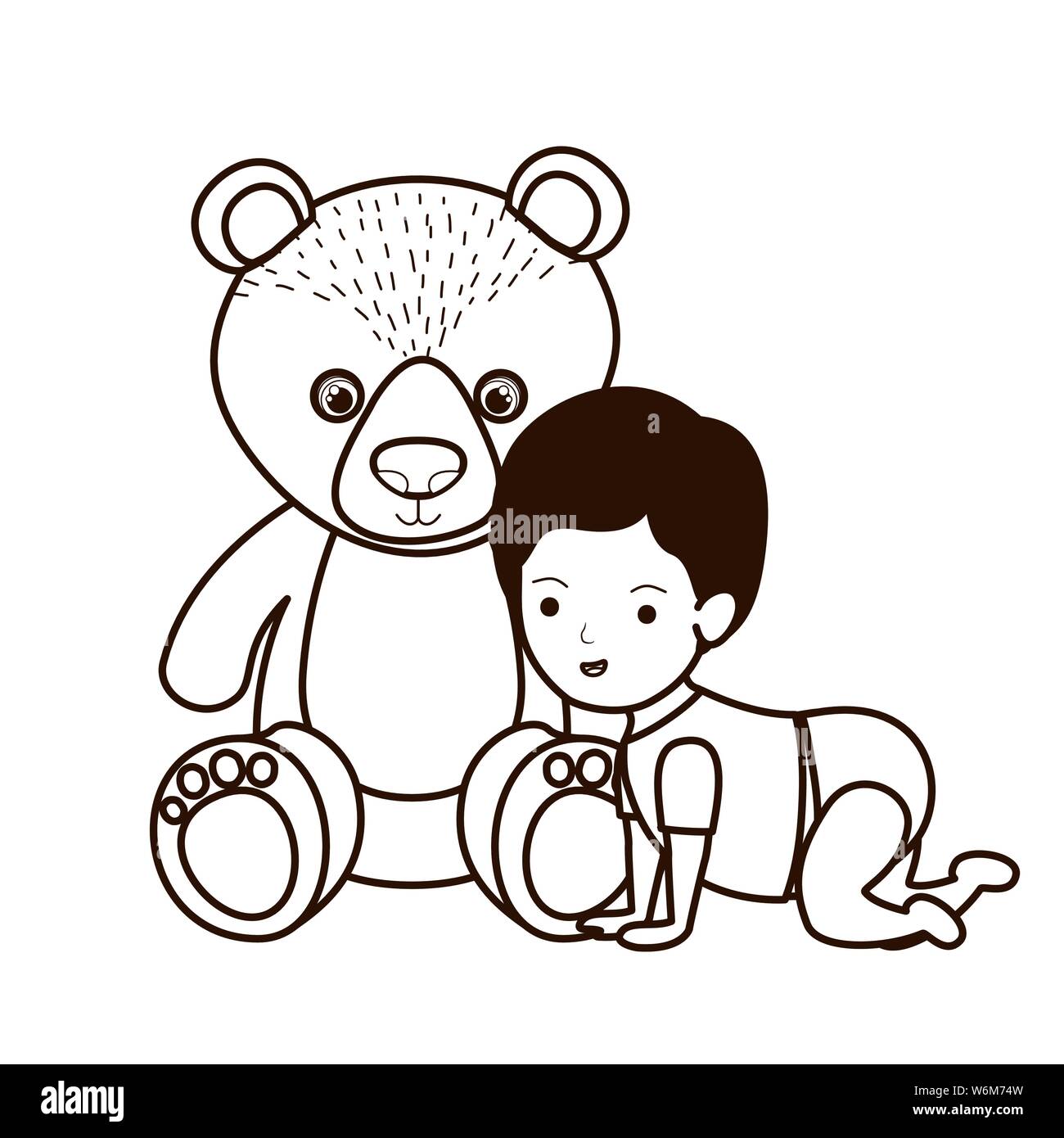 Isolated baby boy design vector illustration Stock Vector Image & Art ...