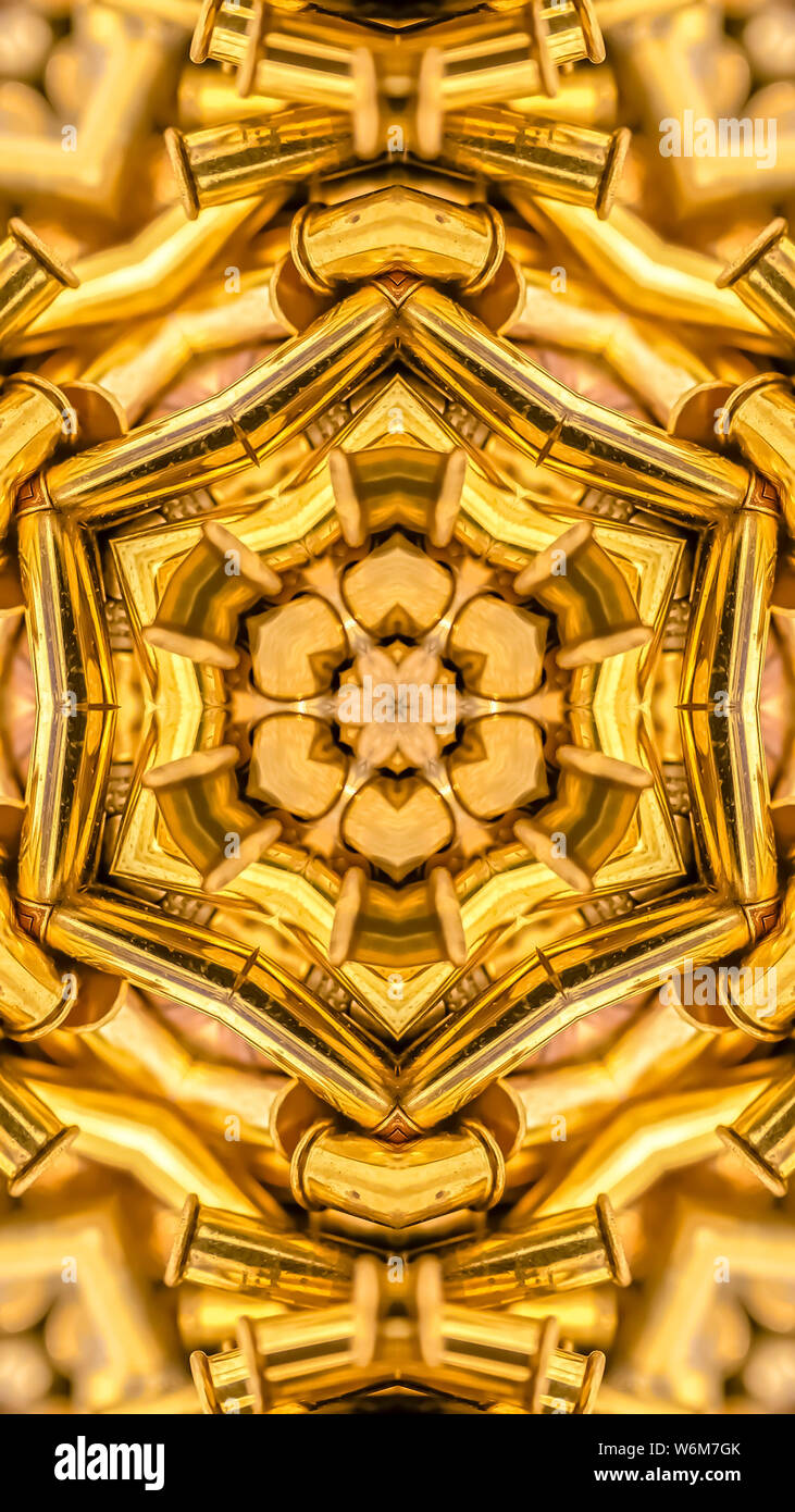 Vertical frame complex design made from the photo of bullets Stock ...