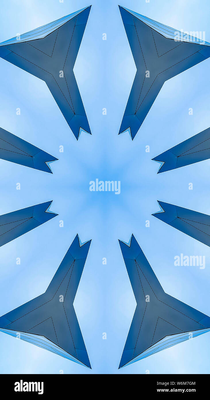 Vertical Star shape made with eight sides from metal Stock Photo - Alamy