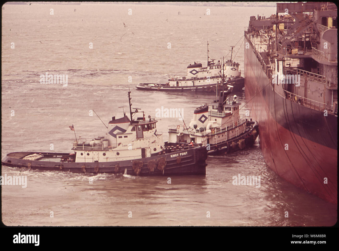 THE LAUNCHING OF THE NEW TANKER, CHEVRON HAWAII FROM THE SPARROWS POINT ...