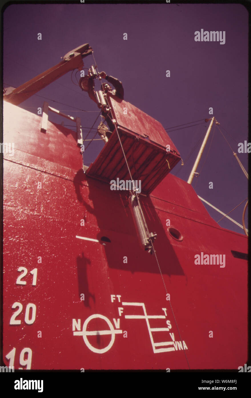 THE MARTIN KARLSEN, A CANADIAN SHIP, IS A FLOATING LABORATORY FROM ...