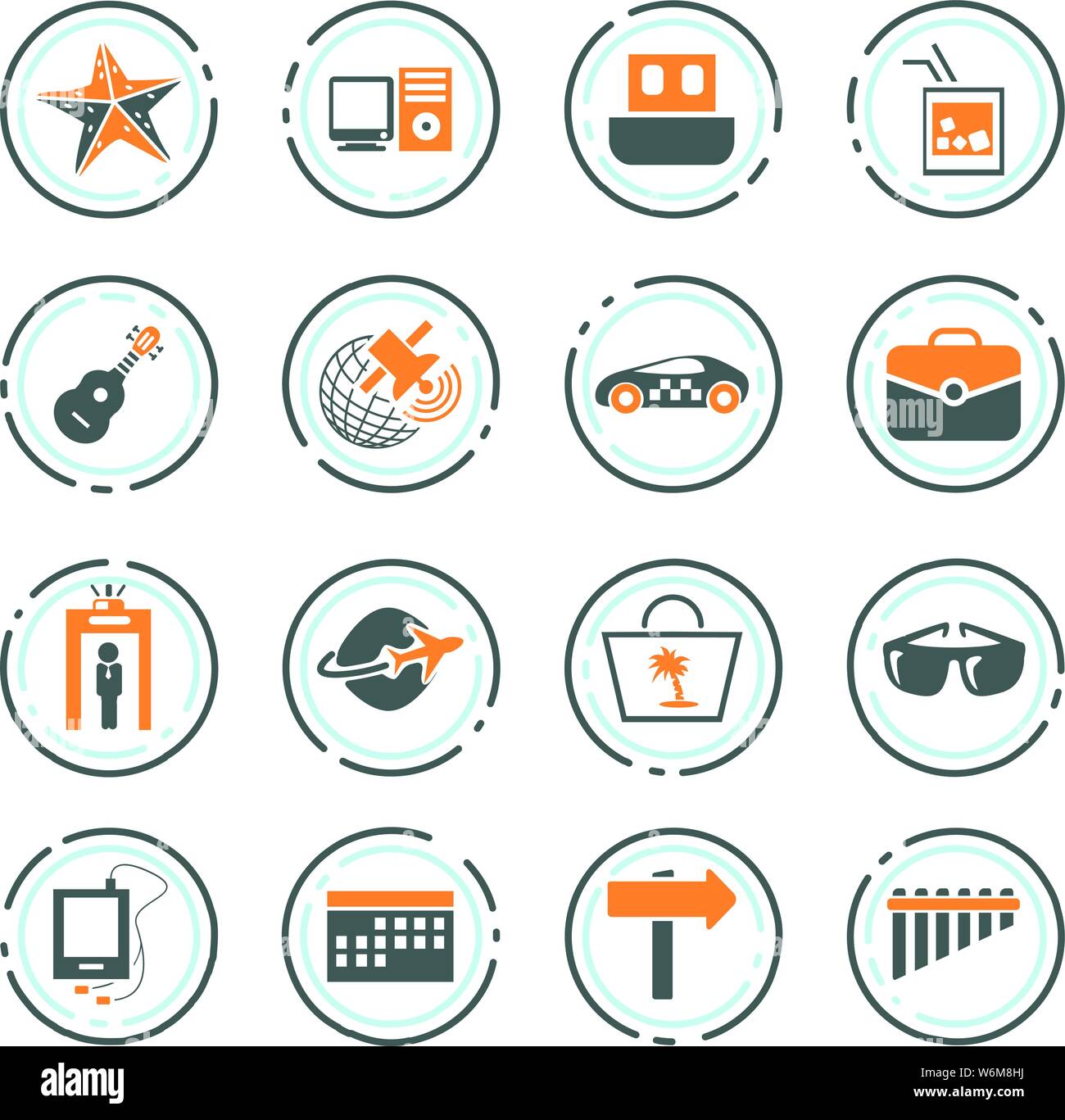 Travel icon set for web sites and user interface Stock Vector Image ...